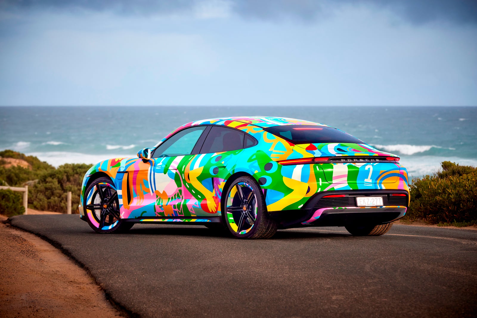 Porsche Develops The Taycan NFT, A Car Based On Digital Art