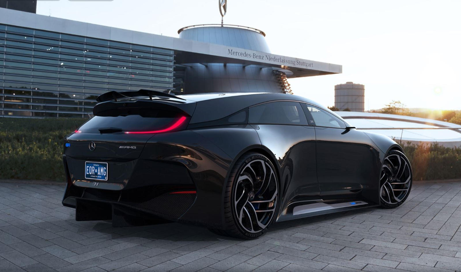 Mercedes-Benz EQR Concept Is A Hyper Wagon With 1,200 HP