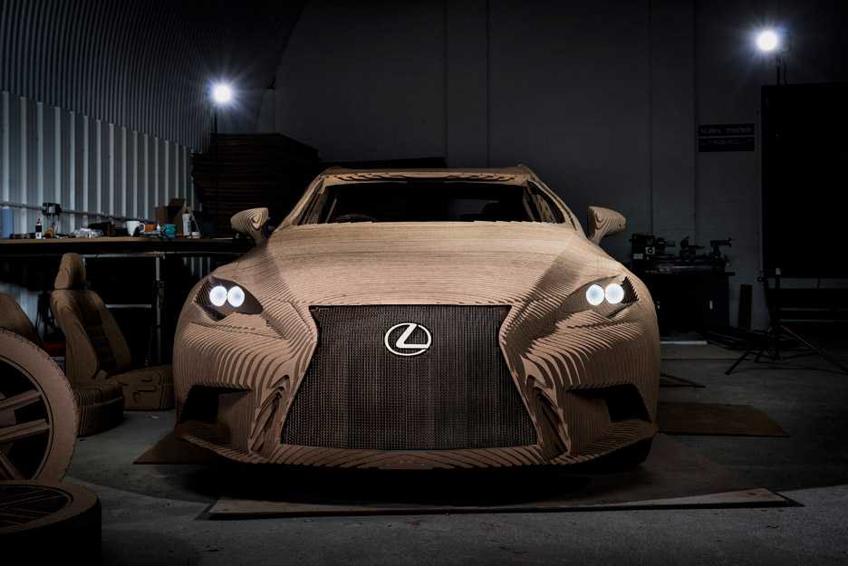 Lexus Made a Drivable Origami Car!