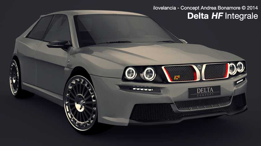 Lancia Deymos HF Integrale, a concept that could re-launch the Italian ...