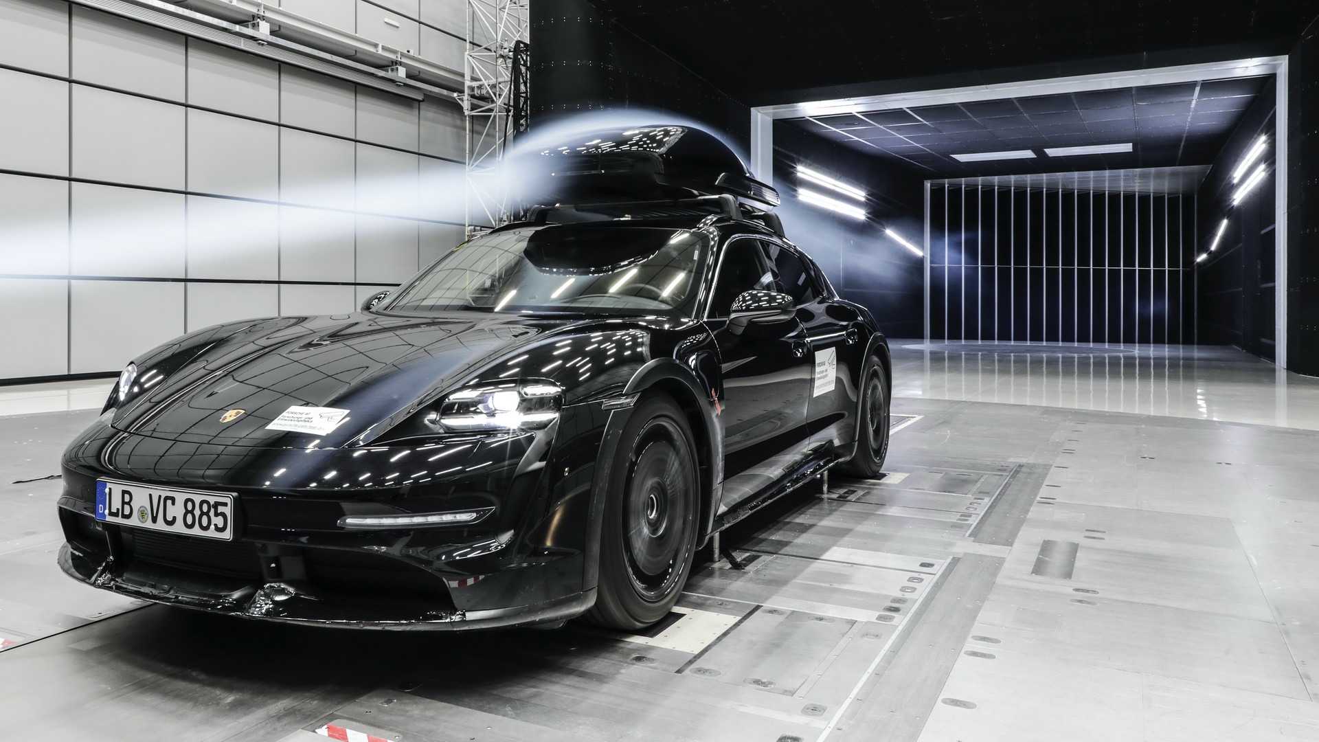 New Porsche Aerodynamically-Optimized Roof Box Properly Tested At ...