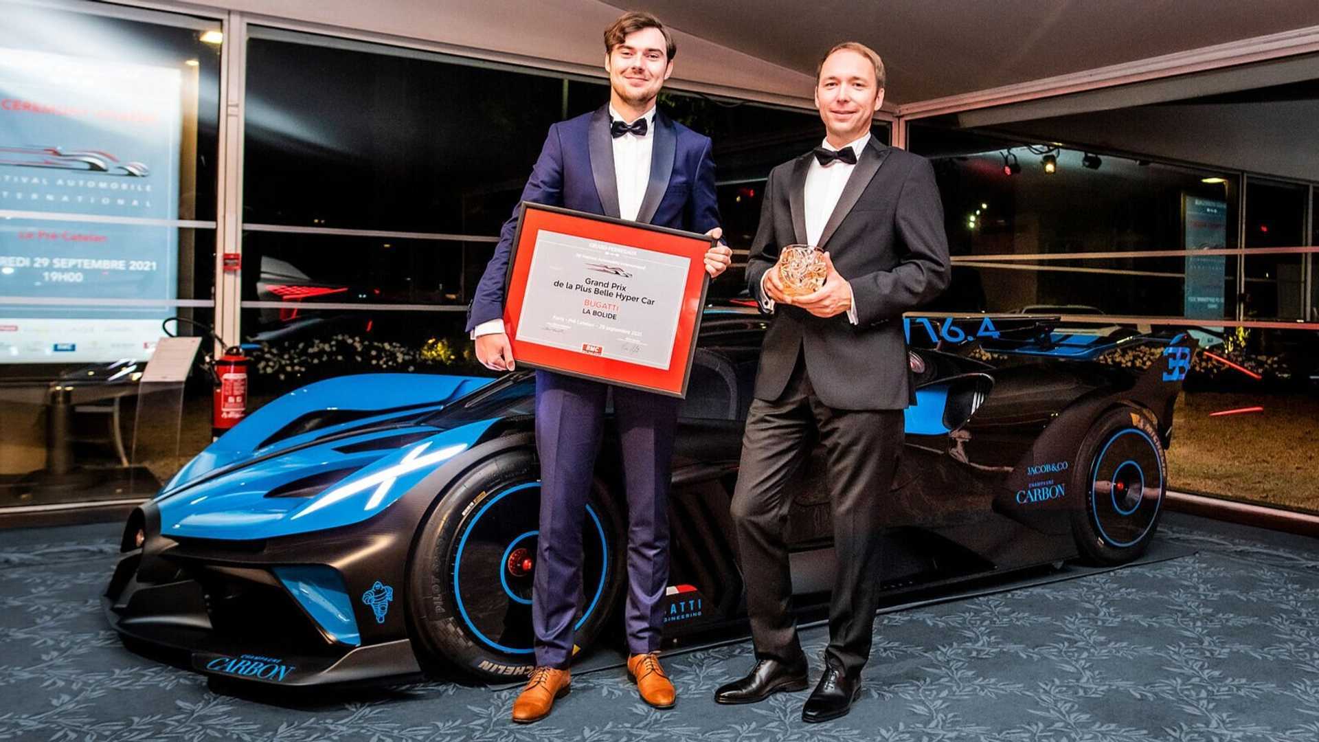 Bugatti Bolide Awarded World's Most Beautiful Hypercar