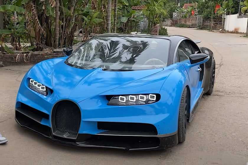 A Vietnamese Man Fashioned A Bugatti Chiron From Clay