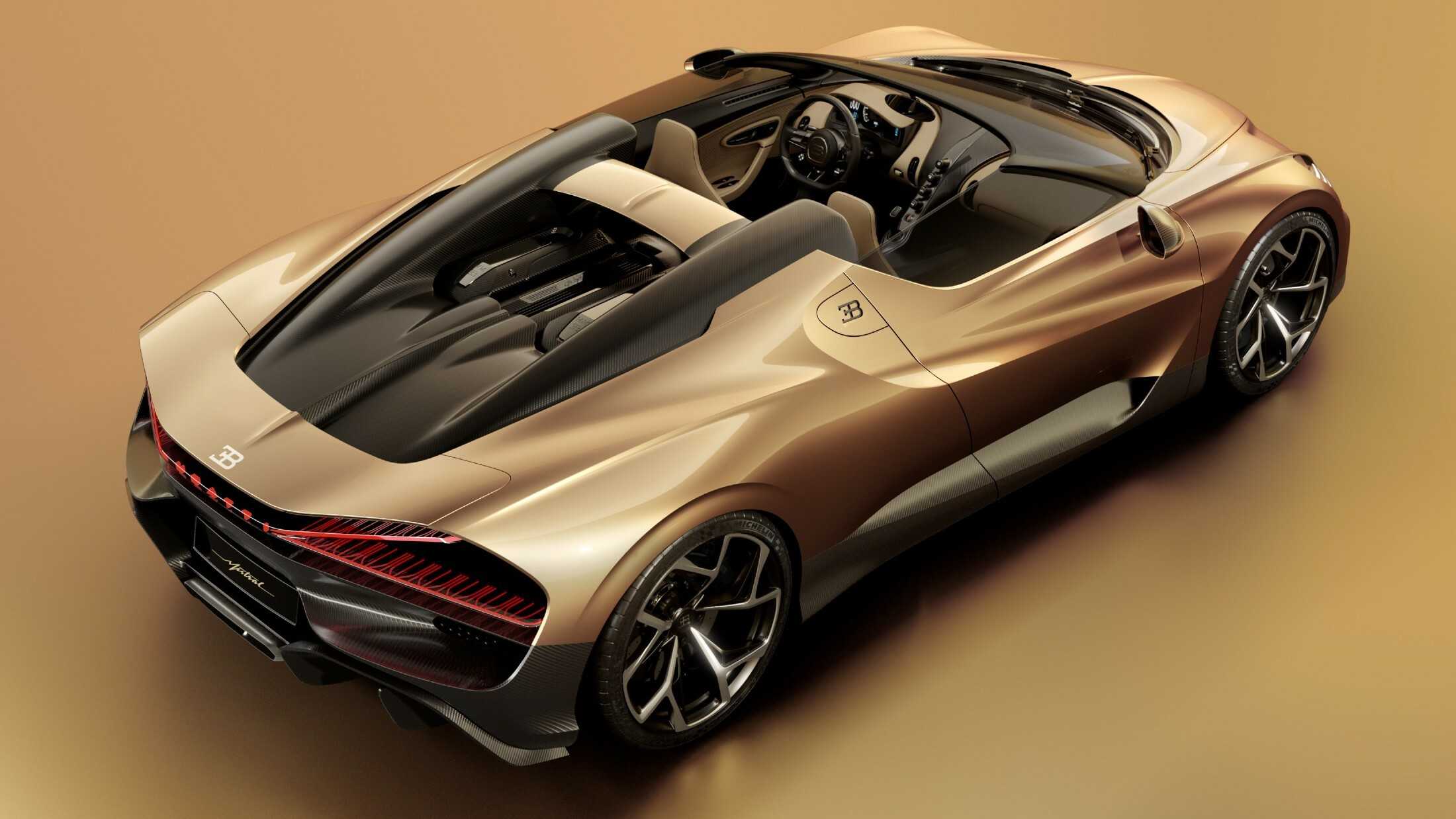 Bugatti Sur Mesure Showcases Golden Excellence: The Mistral and Chiron ...